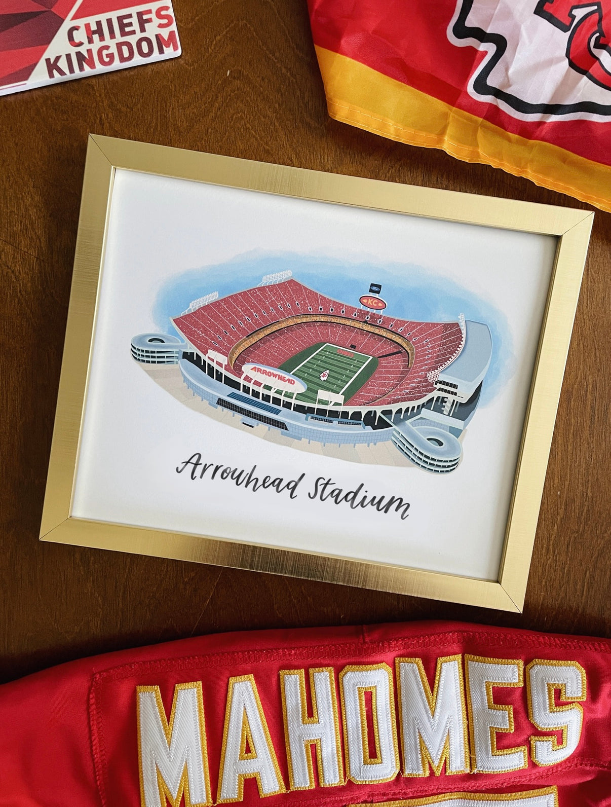 Arrowhead Stadium Print – Shea Lettering